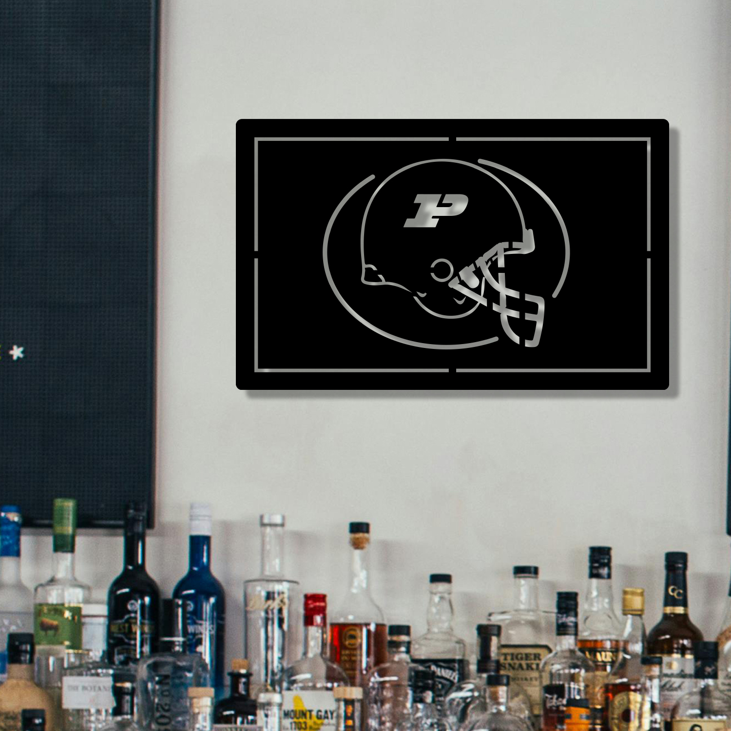 Purdue University Football Club Metal LED Sign Man Cave Home Bar Wall ...