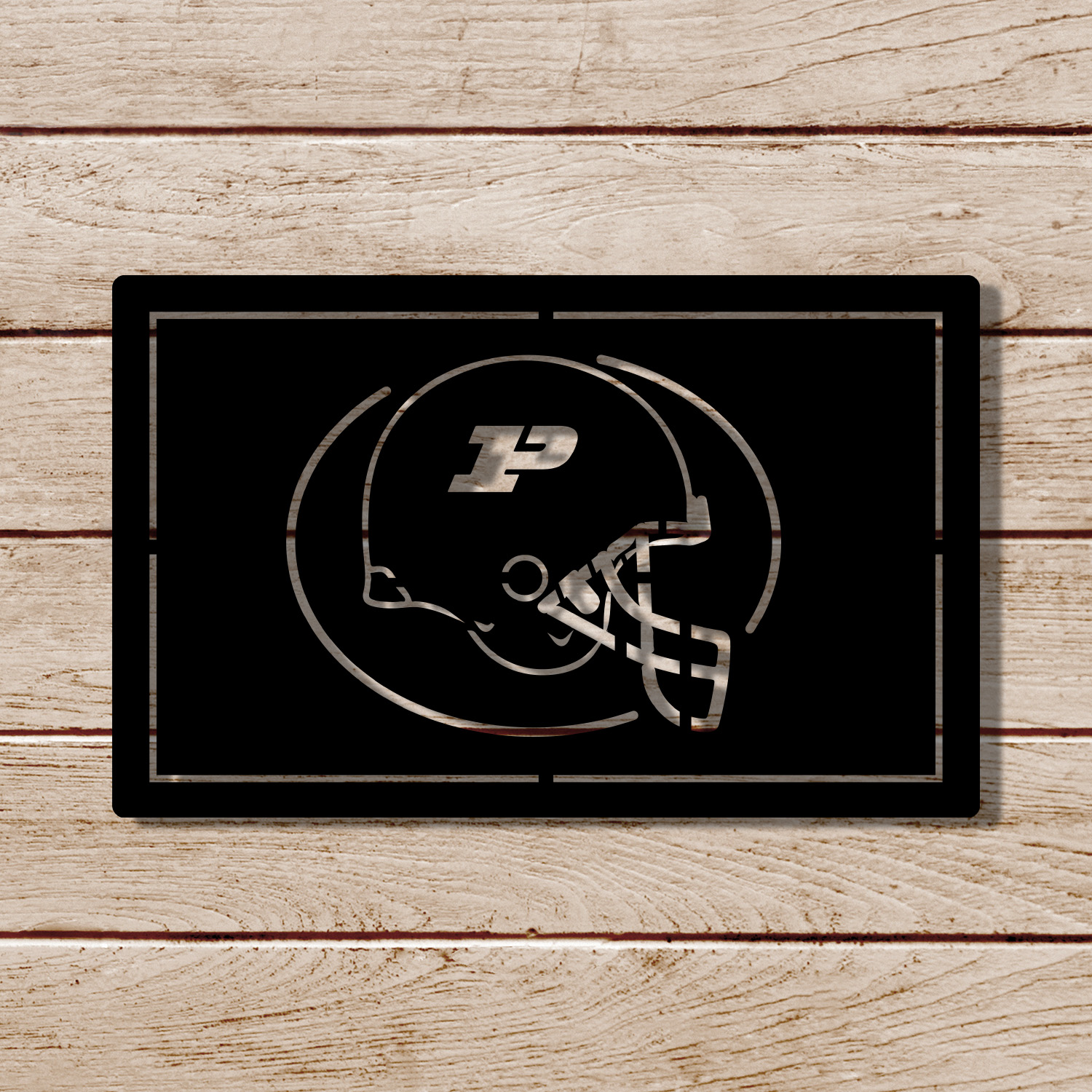 Purdue University Football Club Metal LED Sign Man Cave Home Bar Wall ...