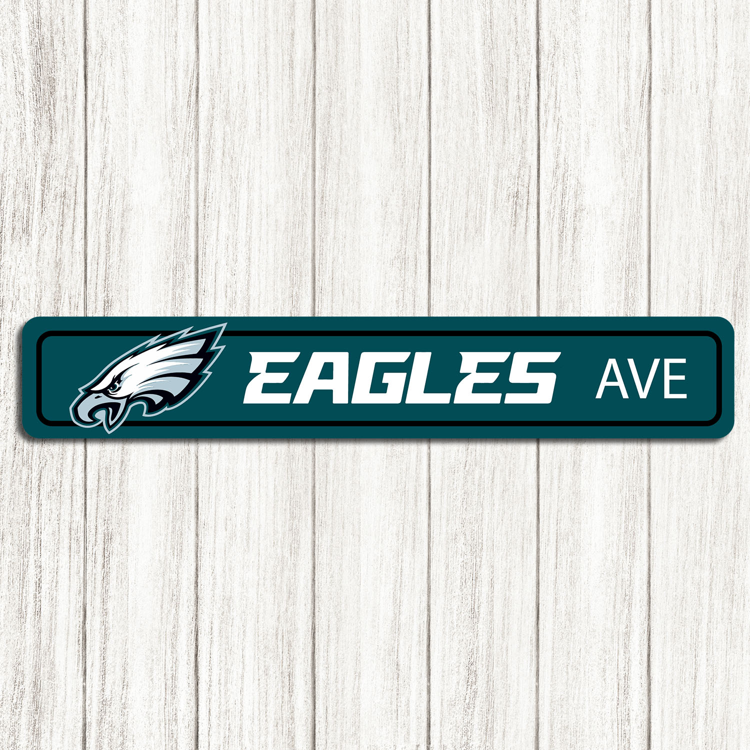Philadelphia Eagles Metal Printed Ave Sign NFL Color 01 - LYNSERIES.COM
